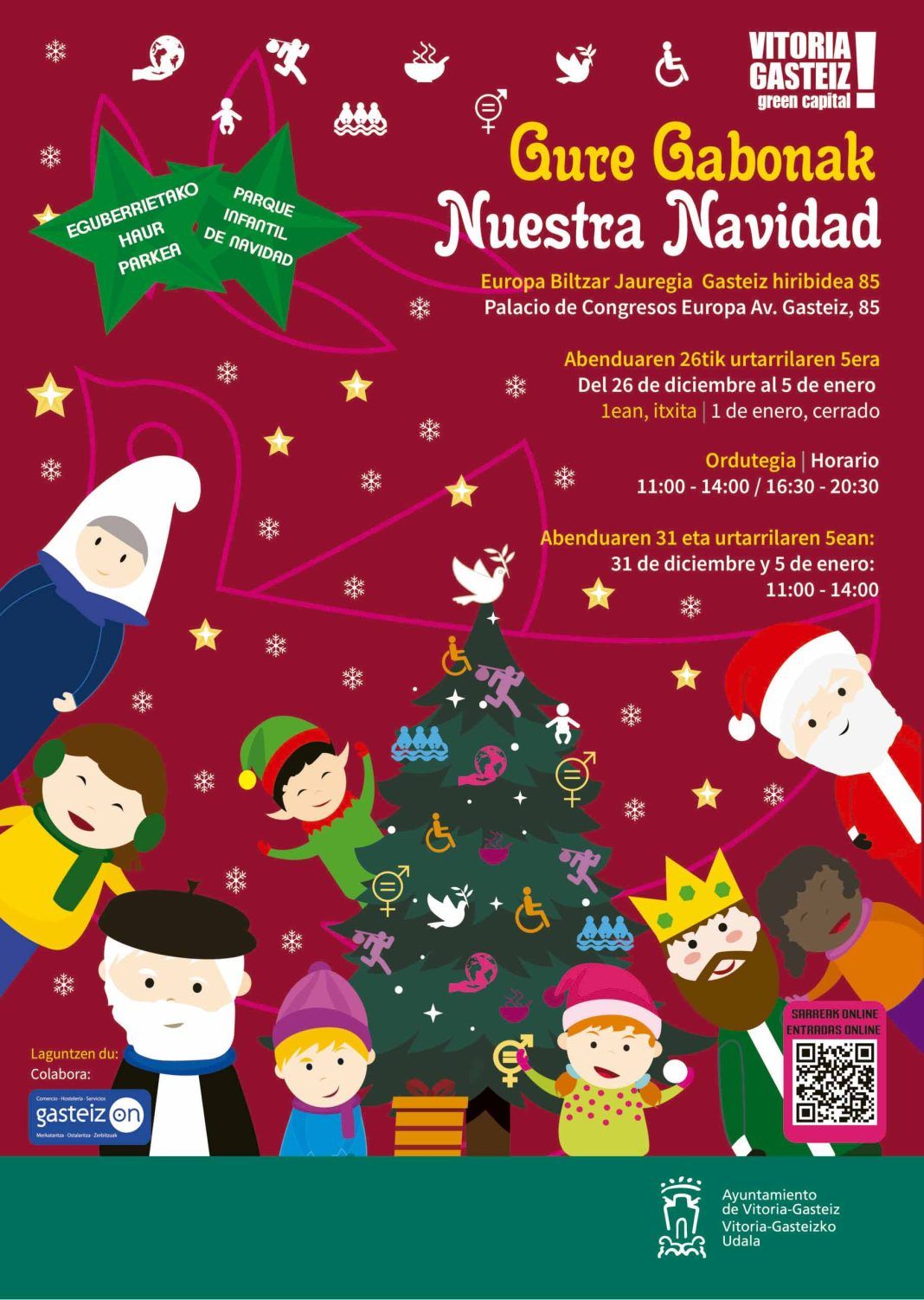 Parque Infantil de Navidad (PIN) de Vitoria: fechas, horarios y precios - GasteizBerri.com